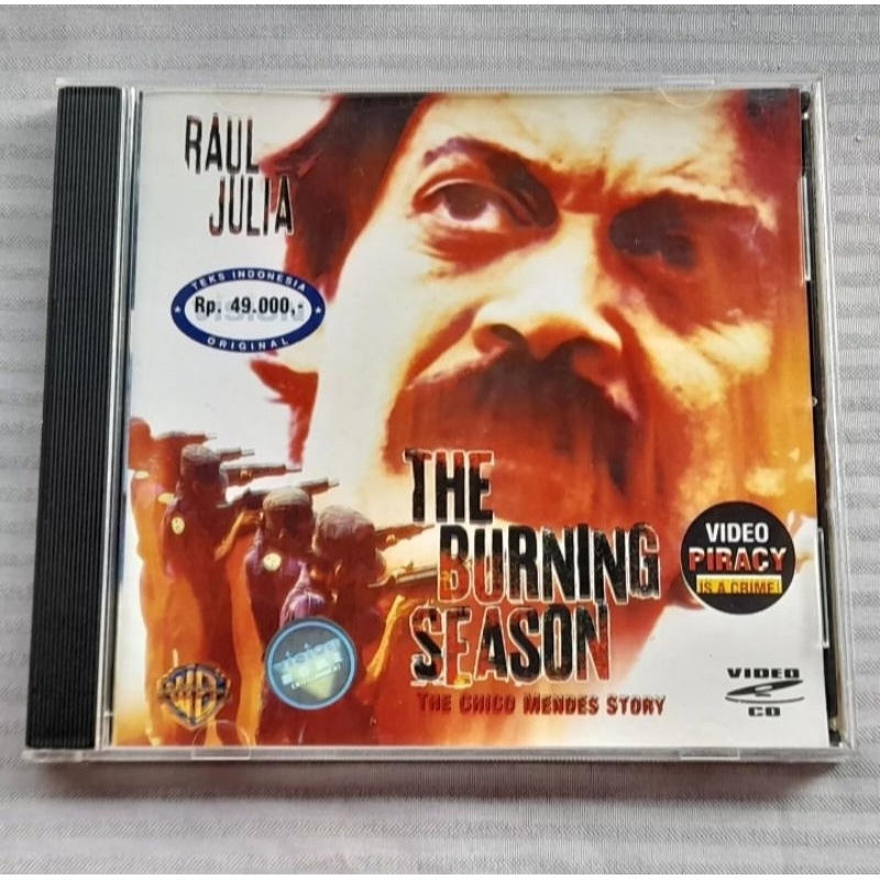 Jual VCD The Burning Season Raul Julia (1994) 2 Disc ORIGINAL Vision ...