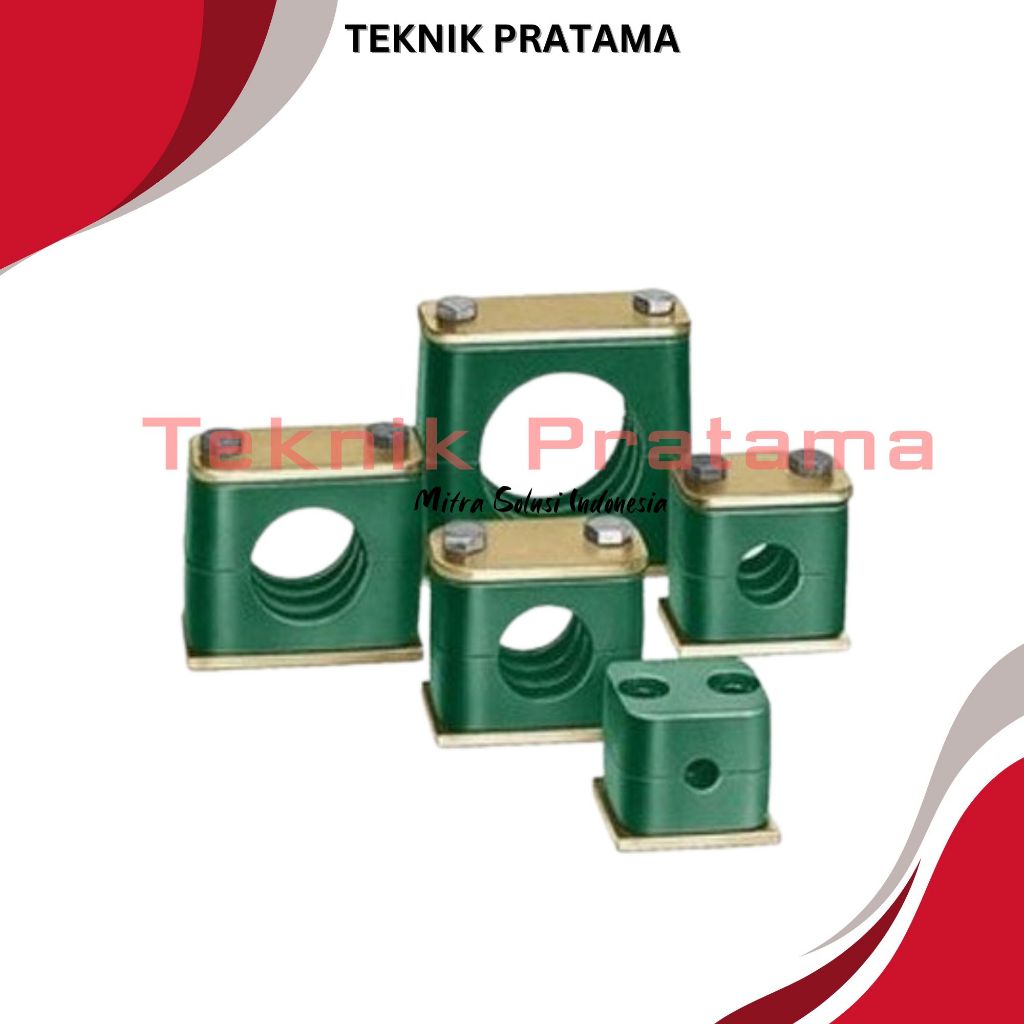 Jual 26,9 MM KLEM PIPA HEAVY DUTY DOUBLE HOLE / KlEM PIPA HIDRAULIC ...