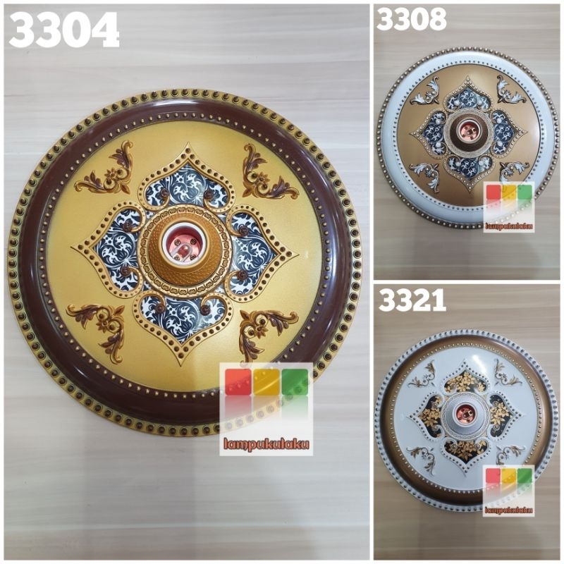 Jual Fiting Hias Plafon Ornamen 30cm Bulat | Shopee Indonesia