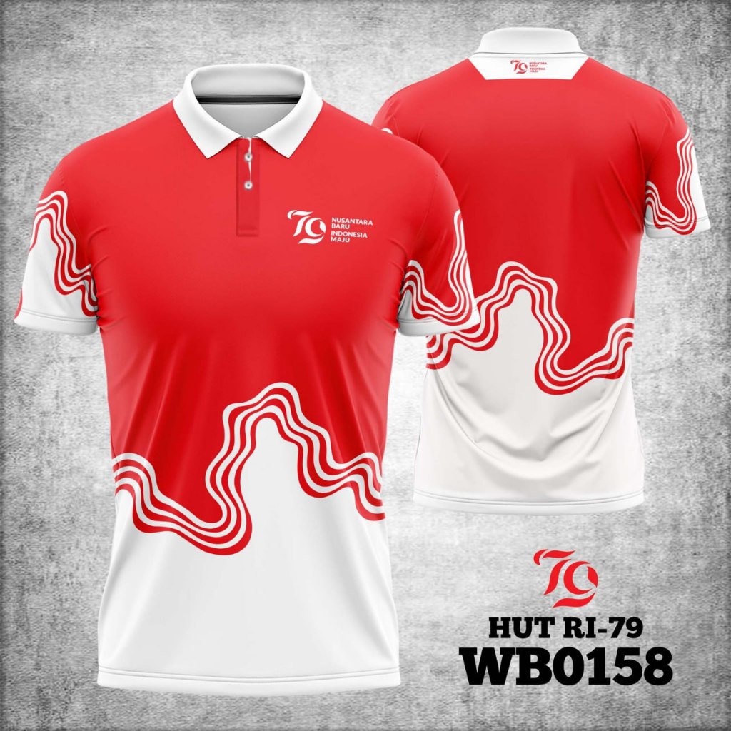 Jual Jersey Polo HUT Republik Indonesia ke 79 Nusantara Baru Indonesia ...