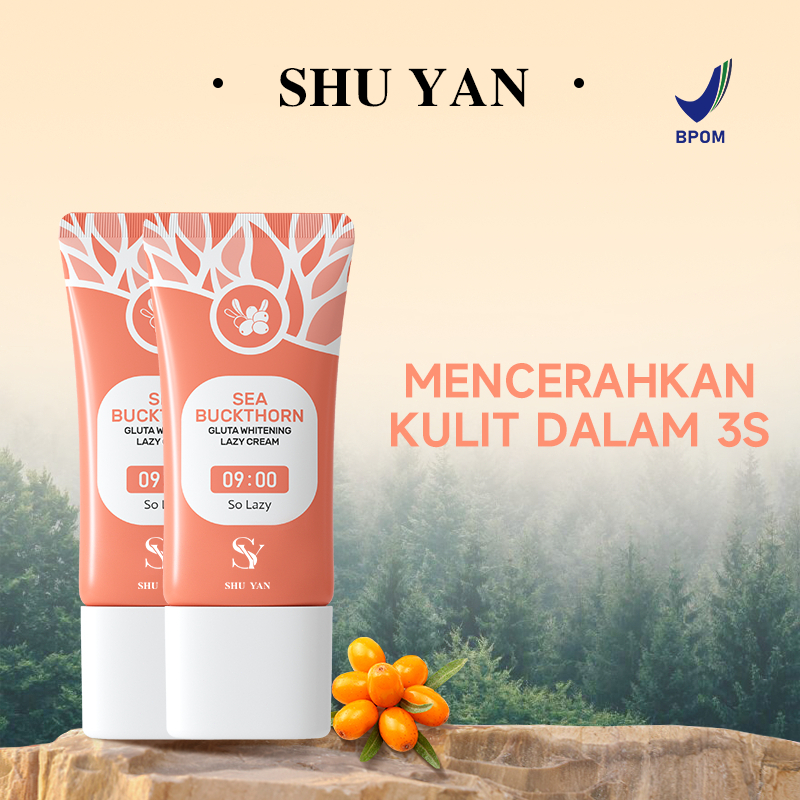 Jual [COD&Ready] SHUYAN Cream 30gr Gluta Whitening Lazy Cream /Day ...