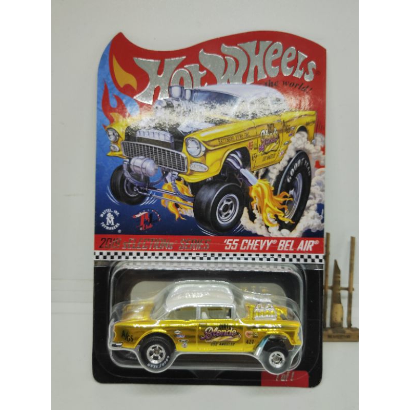 Jual Hot Wheels RLC Red Line Club 55 Chevy Bel Air Gasser SEGEL ...