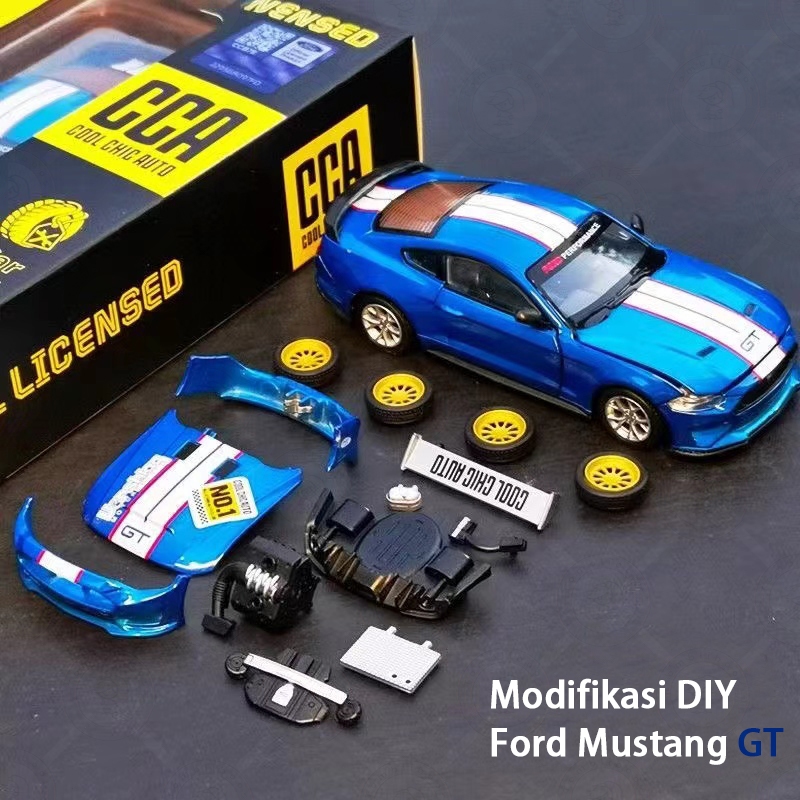 Jual Miniatur Ford Mustang GT Stampede Stampede Die-cast Mainan ...
