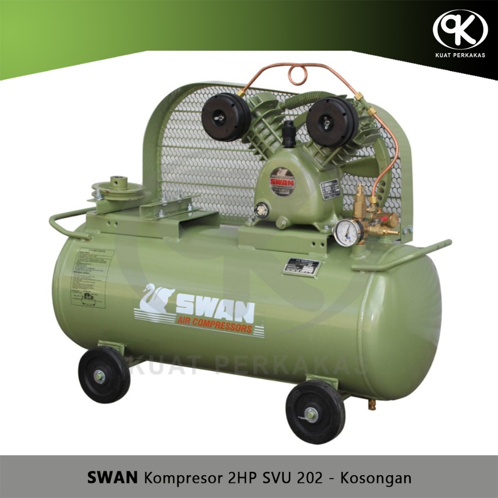 Jual Tabung Kompresor 2HP SWAN SVU-202 Air Compressor 85L Kosongan ...