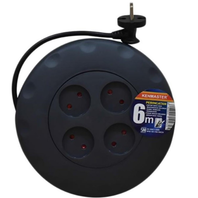 Jual Kenmaster Kabel Roll 4 Lubang 6 Meter - Rol 4 Lb 6M | Shopee Indonesia