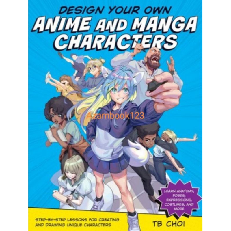 Jual Buku Design Your Own Anime and Manga Characters | Shopee Indonesia