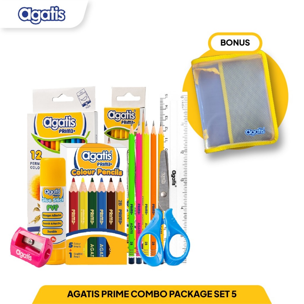 Jual AGATIS Stationery - Prime Paket Alat tulis untuk anak PAUD/TK Oil ...