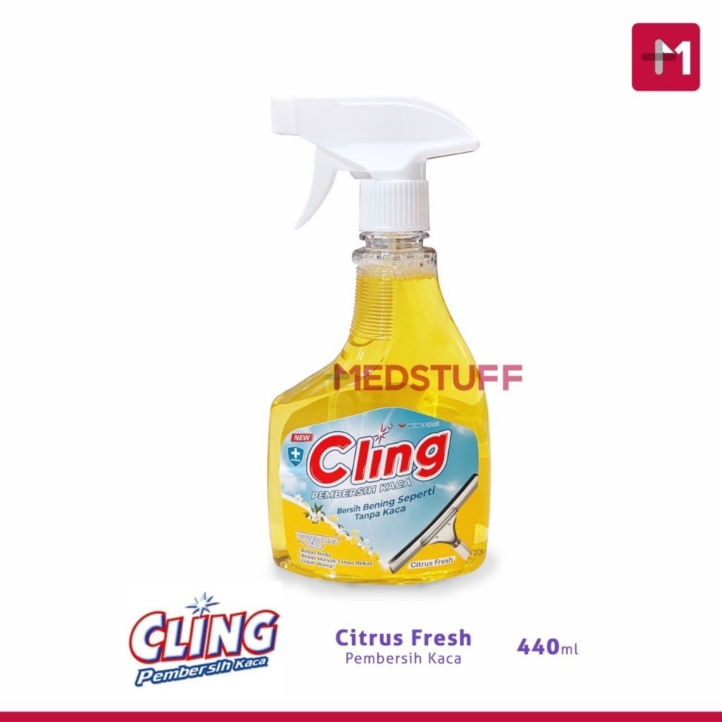 Jual Cling Pembersih Kaca 440ml Botol | Shopee Indonesia