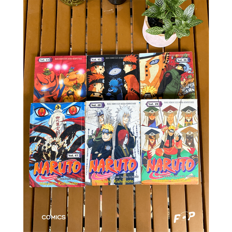 Jual Komik Naruto Vol 44-49 Cabutan - Masashi Kishimoto (Preloved/Bekas) | Shopee Indonesia