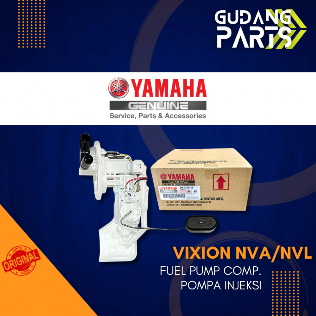 Jual 1PA-E3907-10 Fuel Pump Pompa Injeksi Yamaha Vixion New Asli YGP ...