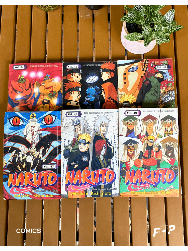 Jual Komik Naruto Vol 44-49 Cabutan - Masashi Kishimoto (Preloved/Bekas) | Shopee Indonesia