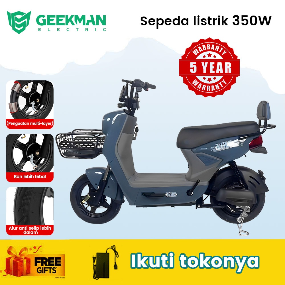 Jual GEEKMAN Sepeda Listrik Boncengan Sepeda Listrik Boncengan Sepeda ...