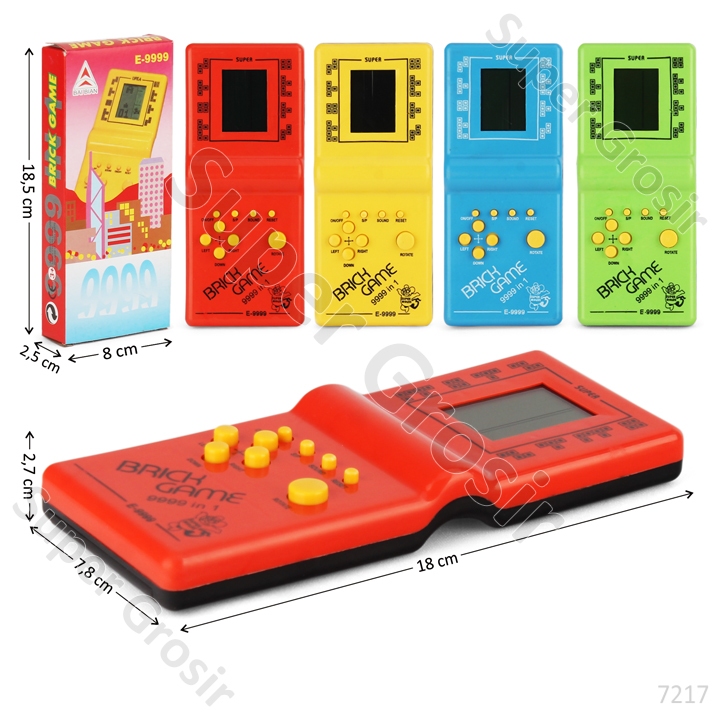 Jual Game Toys Brick Game 9999_Mainan Anak Gembot_GameBoy_Tetris_Mainan ...