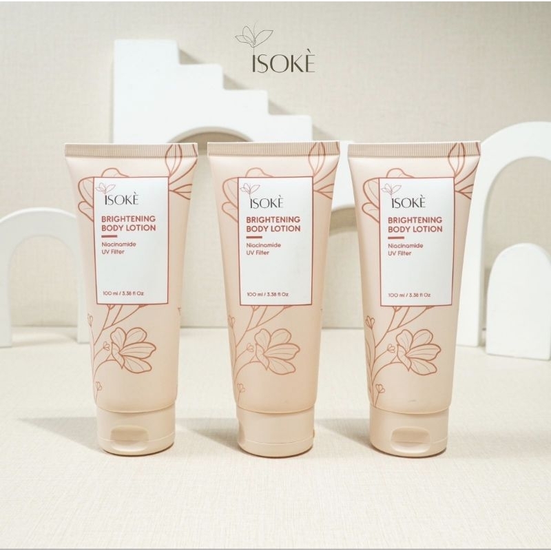 Jual BRIGHTENING BODY LOTION ISOKE - 100ML | Shopee Indonesia