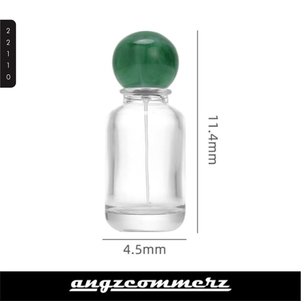 Jual Botol Parfum Spray Kaca Estetik Round Marble Cap 50 ml BDG ...