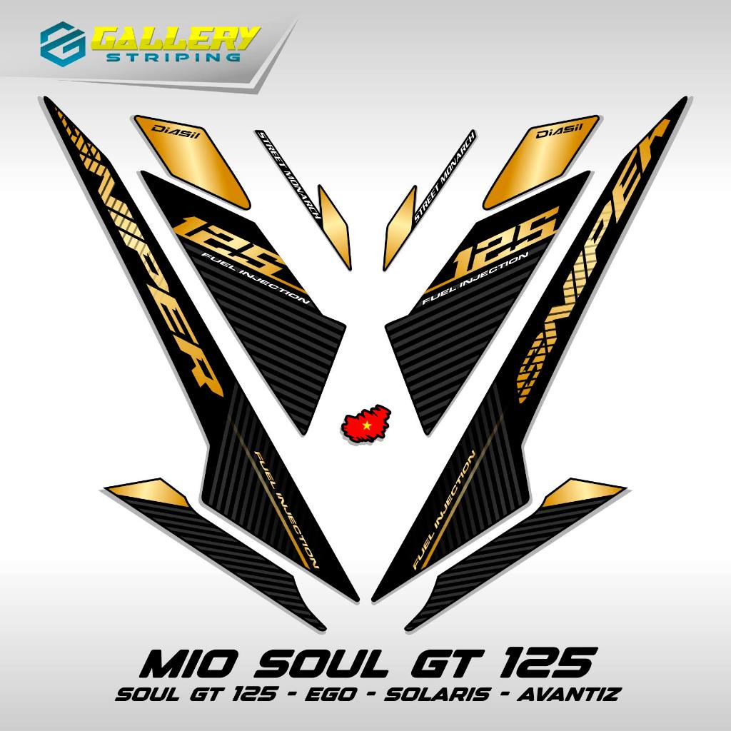 Jual Striping Mio Soul GT 125 Motif 25/Robot/Ego/Avantiz/Solariz/2012 ...
