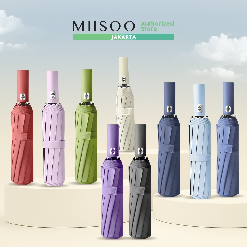 Jual MIISOO Payung Lipat 12 Jari/Payung Anti UV/Payung Lipat/Umbrella ...