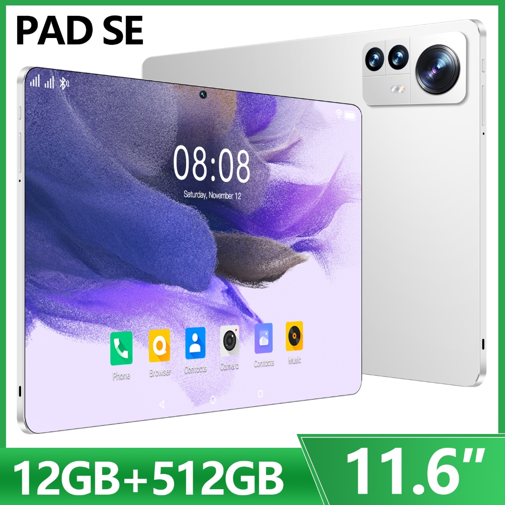 Jual 【original baru】2024 Tablet Murah Tab PC PAD SE 12GB+512GB 11.6inch ...