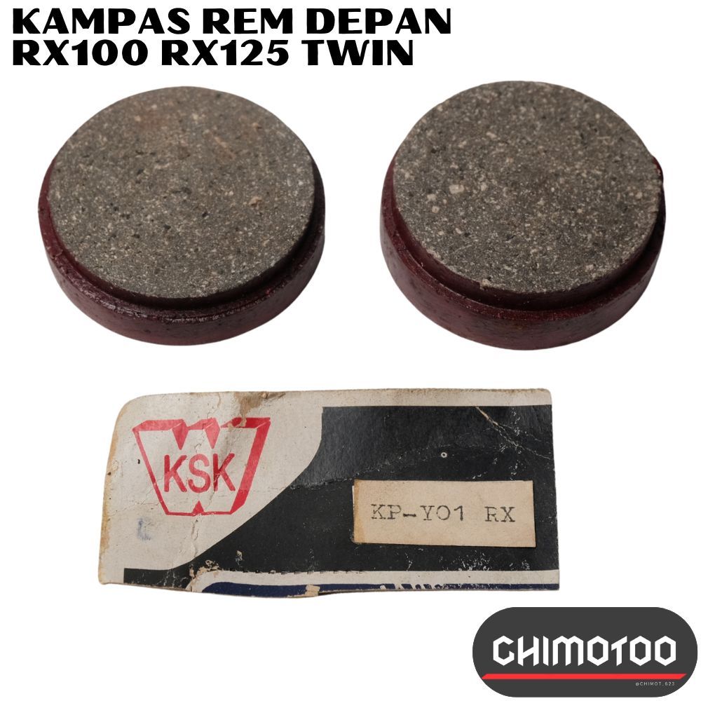 Jual Kampas Rem Depan Yamaha Rx100 Rx 100 Rx125 Twin | Shopee Indonesia