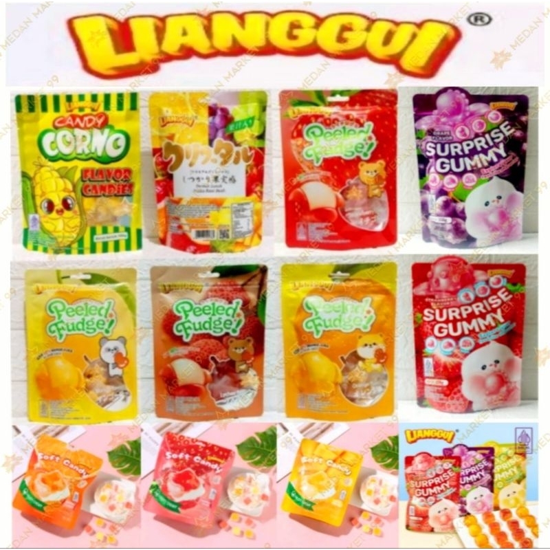 Jual [HALAL] LIANGGUI PEELED FUDGE 108gr/ LIANG GUI PERMEN LUNAK ANEKA ...