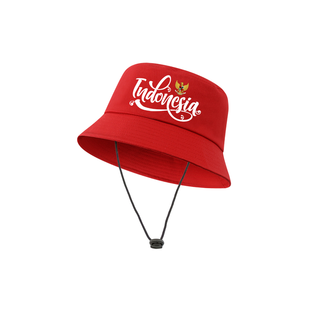 Jual TOPI BUCKET HAT ANAK SABLON INDONESIA HUT RI | Shopee Indonesia