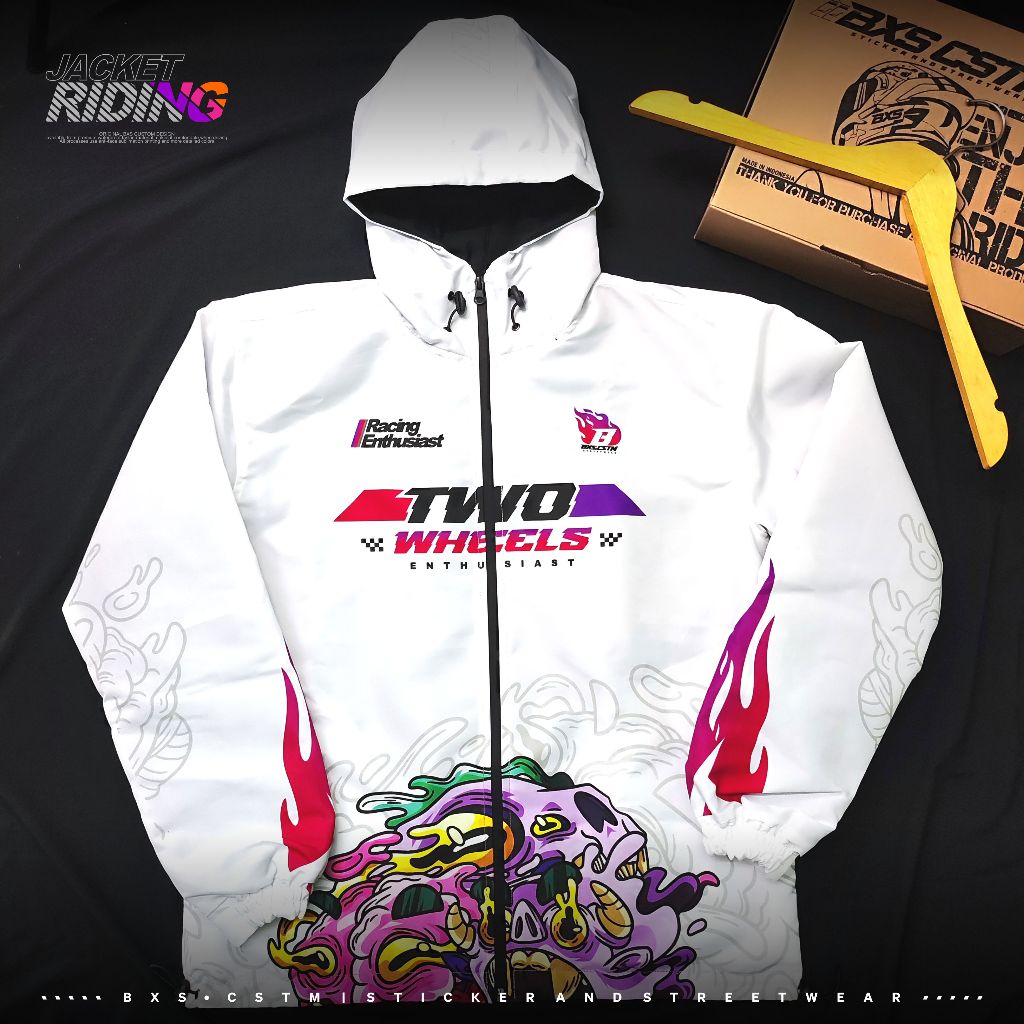 Jual JAKET MOTOR TWOWHEELS V3 FULL PRINTING PARASUT TASLAN JACKET ...