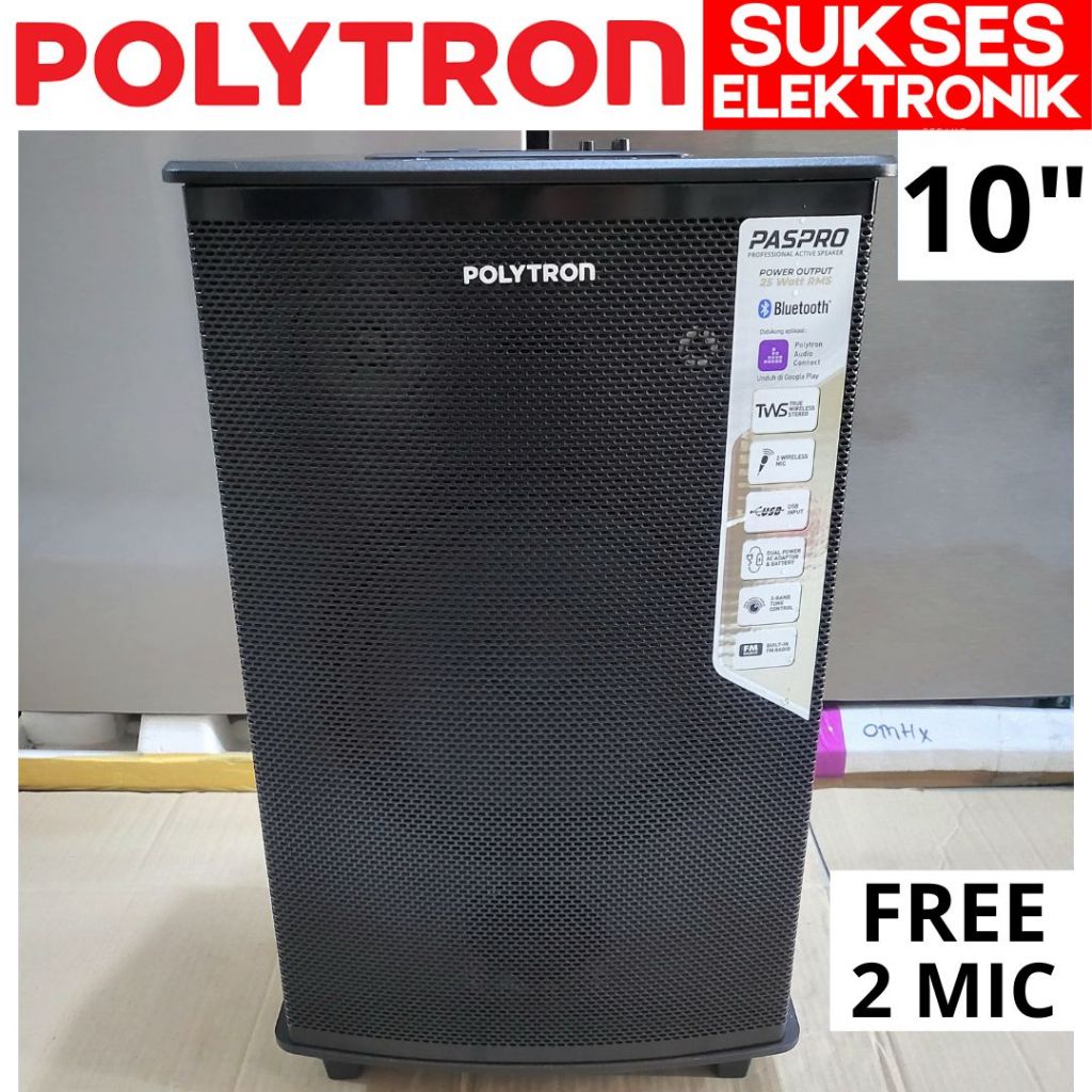Jual SPEAKER POLYTRON 10 IN PASPRO-10F7 XBR PORTABLE / SALON CA 10 F7 10F7 10IN PASS PRO ...