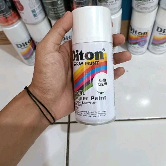 Jual Cat Semprot Diton 150cc 8540 Clear Bening Transparan Spray Paint ...