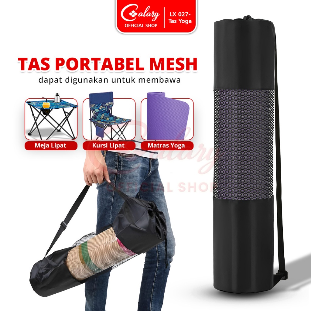 Jual SPEEDS Tas Jaring Matras Yoga Anti Air Mat Mesh Bag Water ...