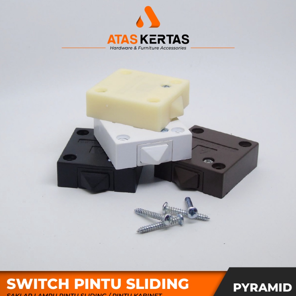 Jual KODE E95V Saklar piramid TSM Saklar lampu lemari pintu geser ...