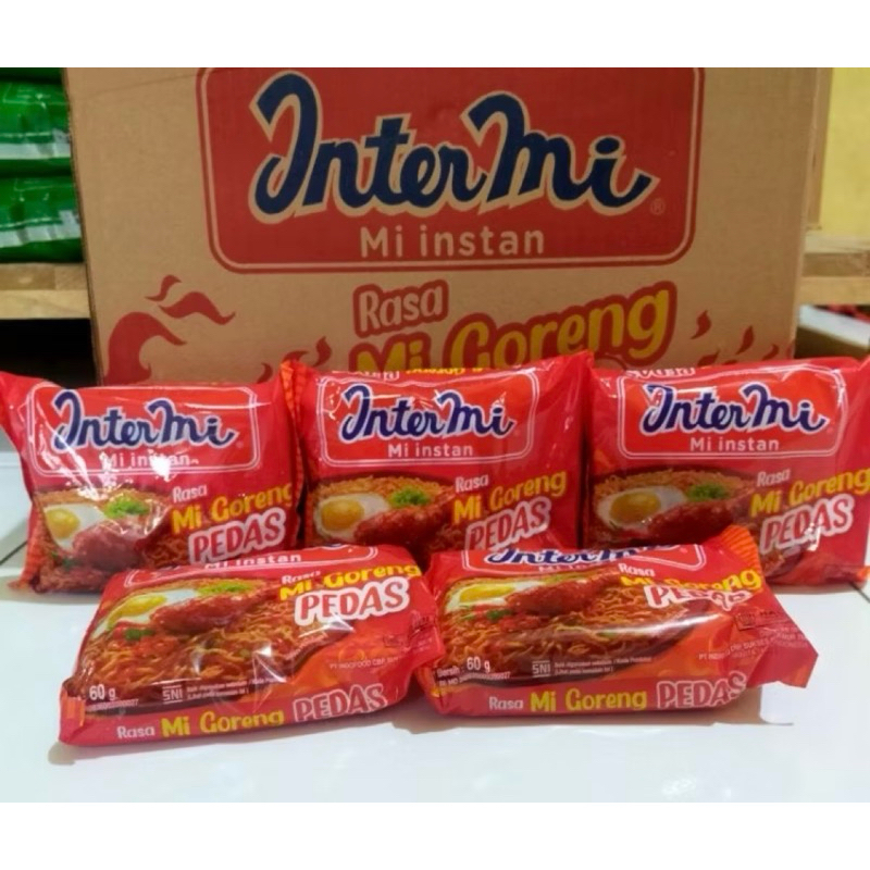 Jual Intermie goreng Pedas [ 1 Dus isi 40 Pcs ] | Shopee Indonesia