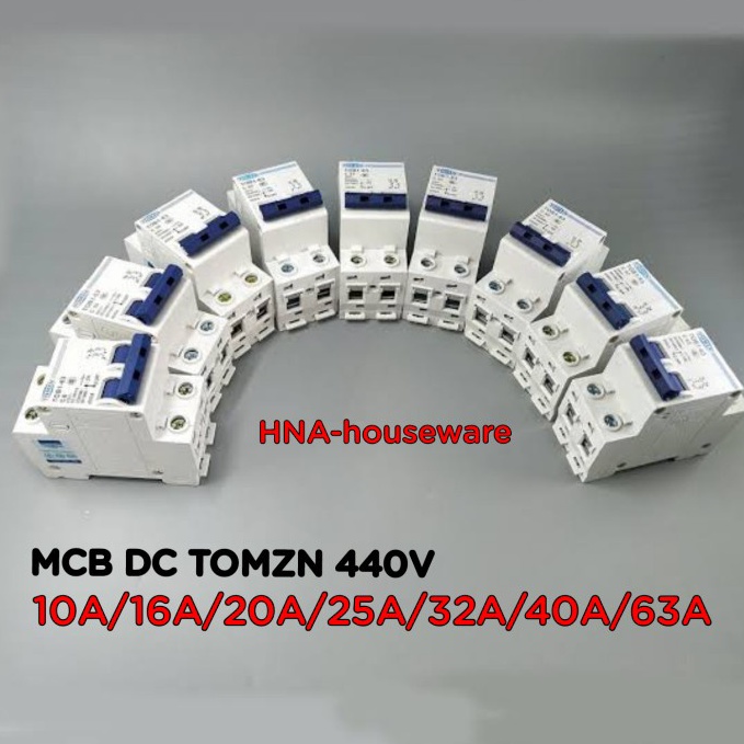 Jual KODE C44D MCB DC 2P 44V 1A 16A 2A 25A 32A 4A 5A 63A TOMZN circuit ...
