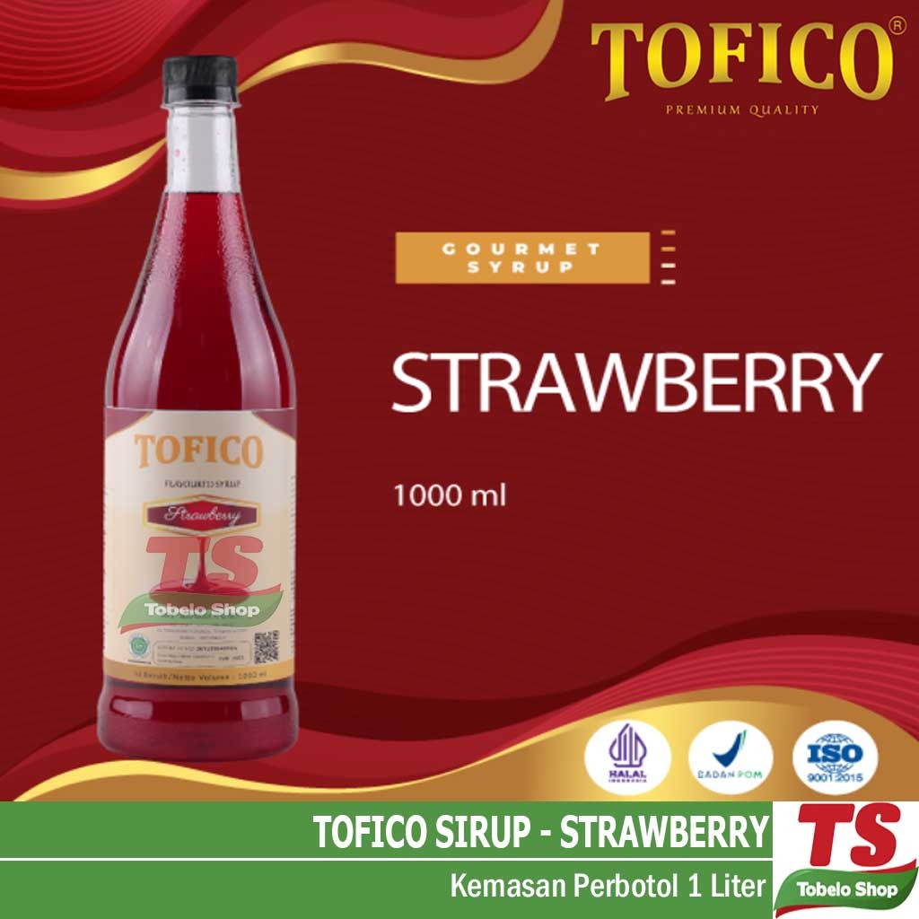 Jual TOFICO STRAWBERRY SYRUP / TOFICO STRAWBERRY SIRUP / TOFICO SIRUP ...