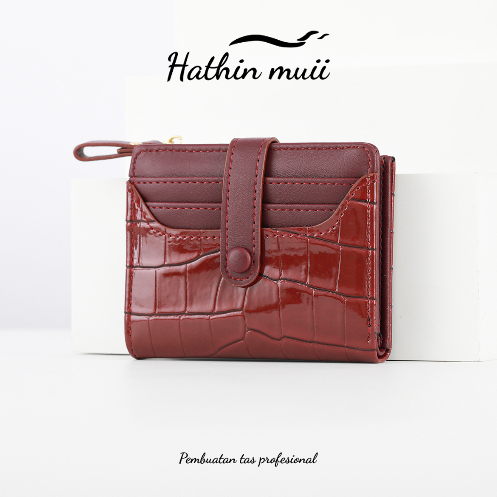 Jual Hathin muii Genie Wallet Dompet Wanita Original Realpic Croco ...