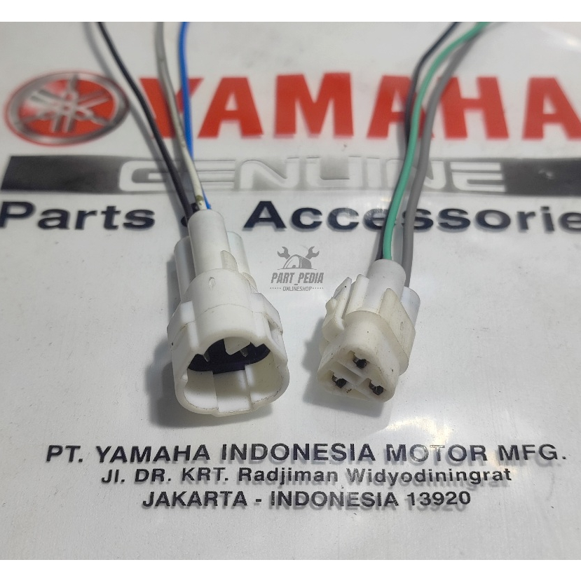 Jual kabel soket socket konektor headlamp stoplamp YAMAHA AEROX LEXI ...