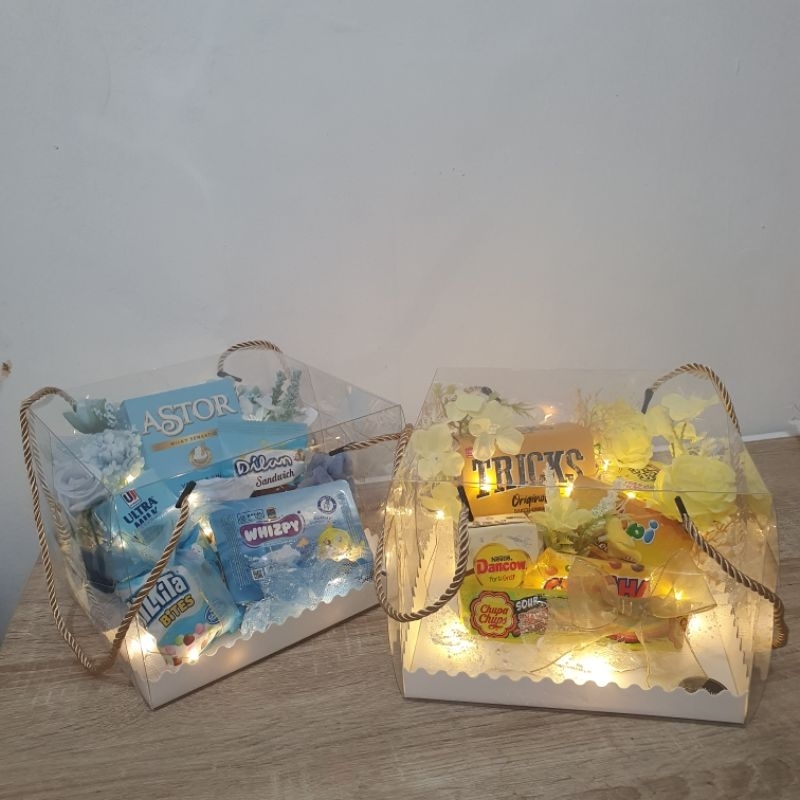 Jual ( PO 1 HARI ) BELLE - Artificial Flower Gift Box (hantaran hampers ...