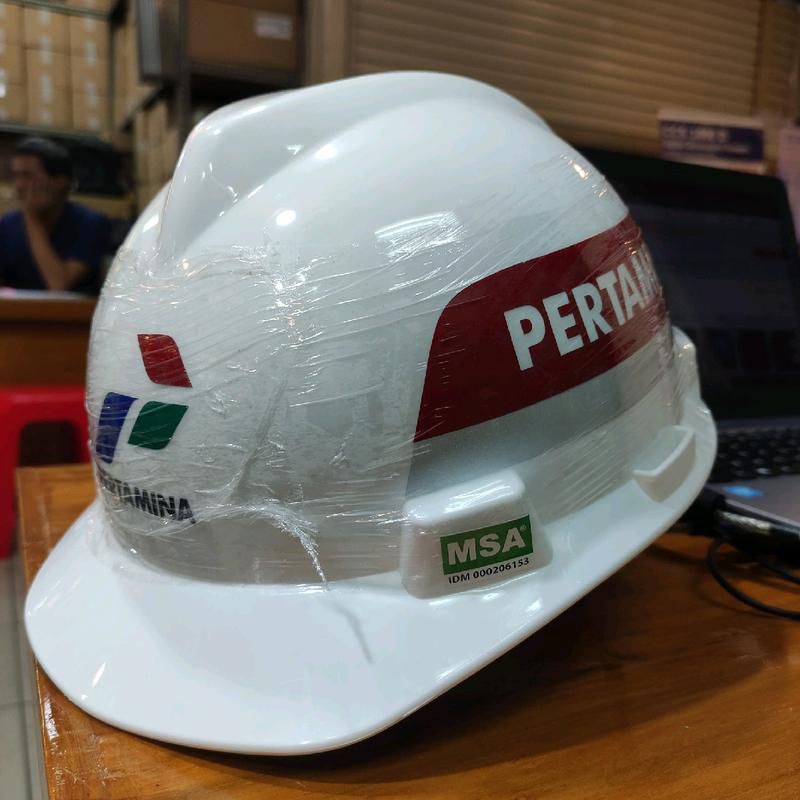 Jual Helm Safety MSA Pertamina Full Set / Safety Helmet MSA with ...