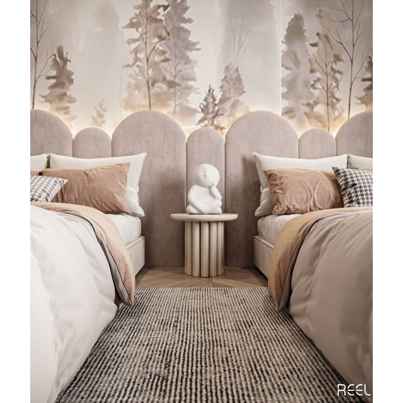 Jual Headboard Premium 60x130cm -Wall Panel Foam Pelindung dinding ...