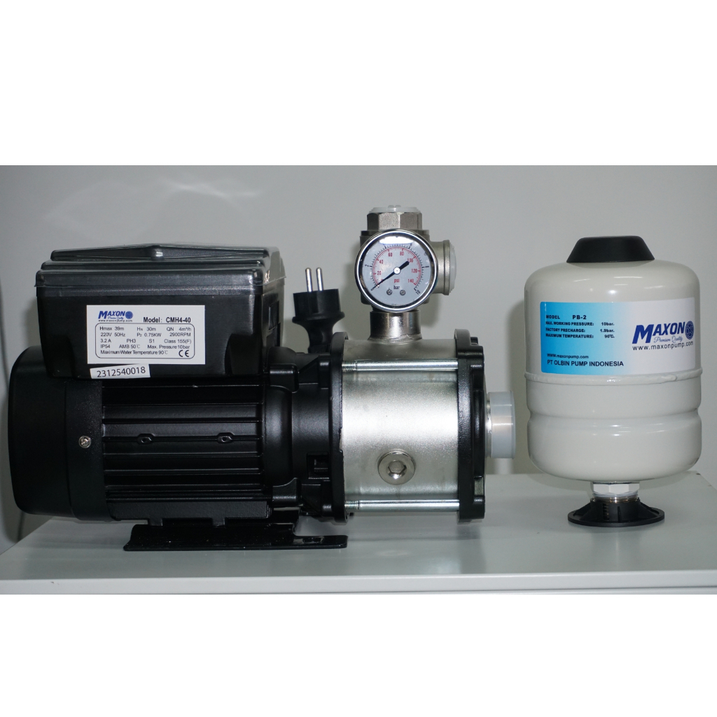 Jual PROMO POMPA AIR BOOSTER MULTISTAGE INVERTER CMH 4-40 MAXON ITALY ...