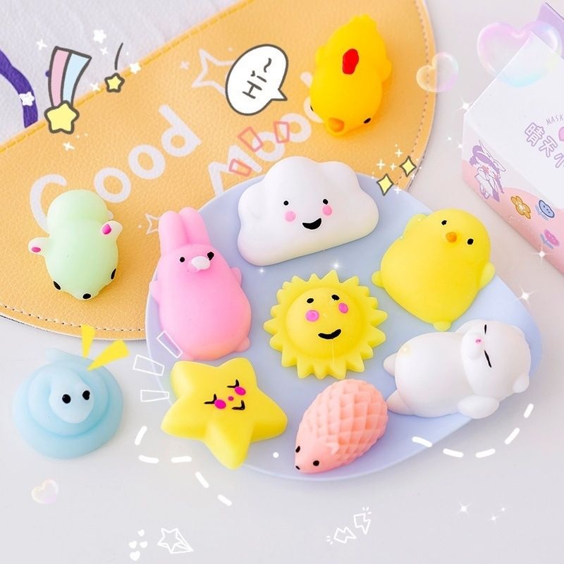 Jual Mini Murah Mainan Anti Stress Squishy Mochi Mainan Karet Binatang ...