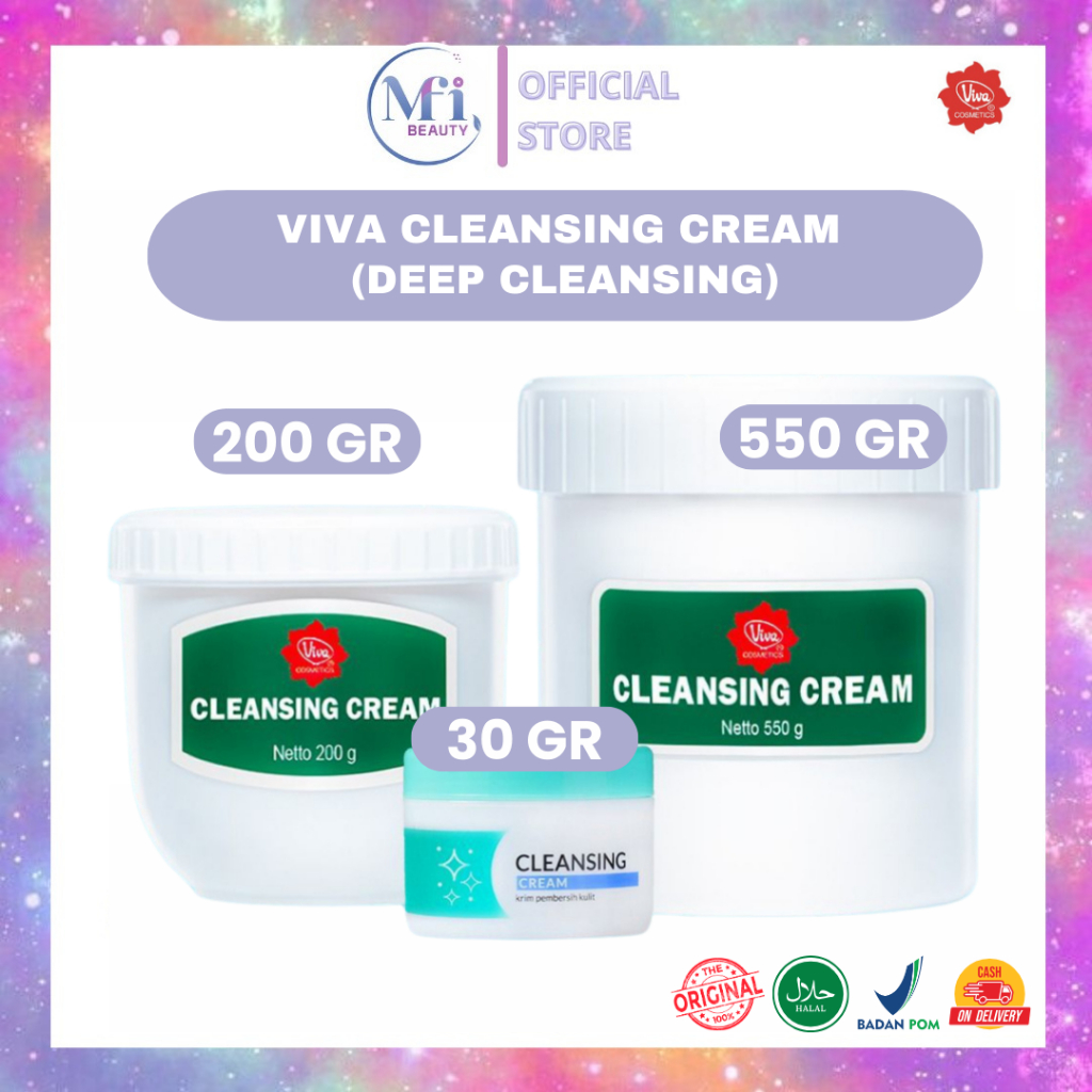 Jual MFI - Viva Cleansing Cream (DEEP CLEANSING) - 30 gr, 200 gr, 550 ...
