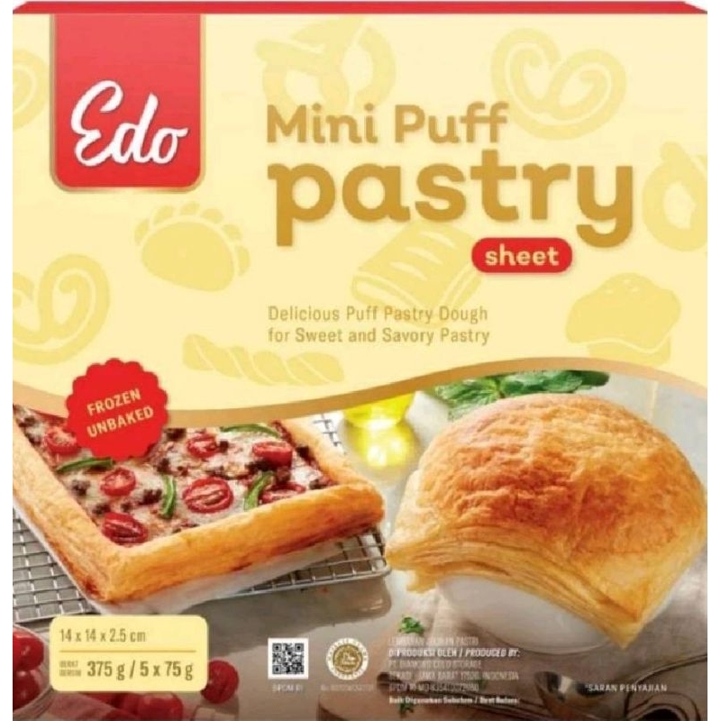 Jual Puff Pastry Mini 375g Edo | Shopee Indonesia