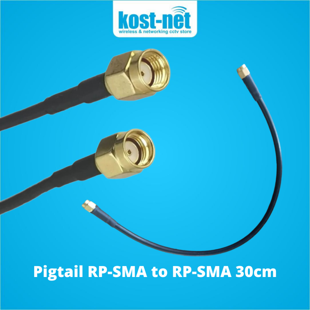 Jual Pigtail Rp-sma To Rp-sma 30 Cm | Penghubung Rocket ke Antena ...