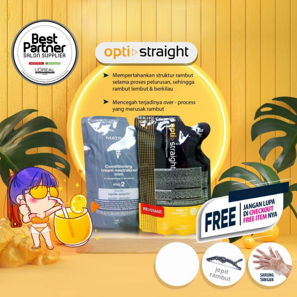 Jual MATRIX MINI OPTI STRAIGHT OPTISTRAIGHT STEP 1 & STEP 2 125ml ...