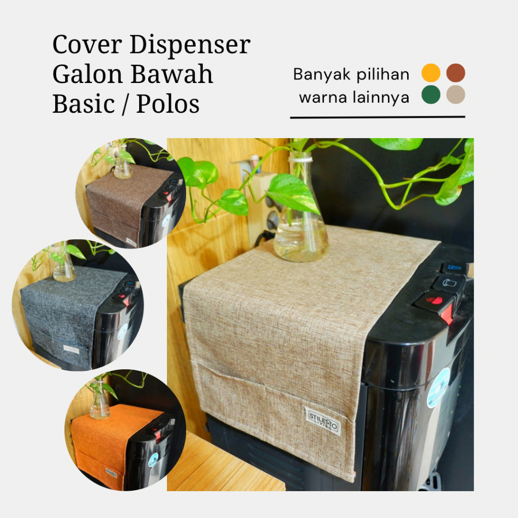 Jual Cover Sarung Dispenser Galon Bawah Polos - Kimmy (Taplak Penutup ...