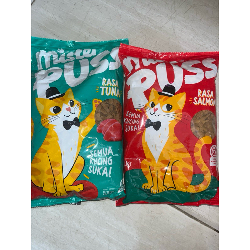Jual Mister Puss 500gr Makanan Kucing Kering | Shopee Indonesia