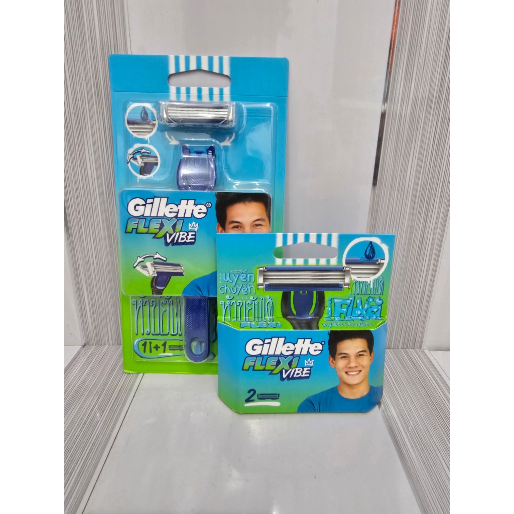 Jual Gillette Pencukur Flexi Vibe Alat / Refill isi2 | Shopee Indonesia