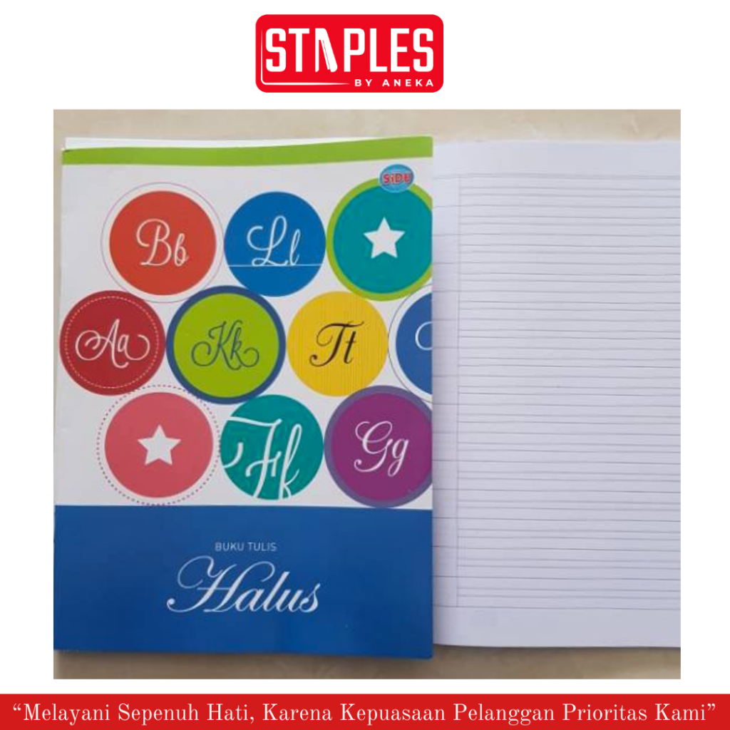 Jual SIDU Buku Tulis Halus Kasar 38 Lembar / Buku Tegak Bersambung ...