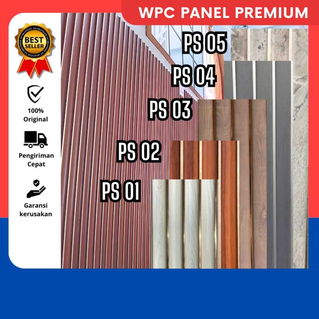 Jual WPC PANEL/ WALLPANEL UKURAN 3 DAN 1 meter/kisi-kisi/Wallpanel/Wpc ...
