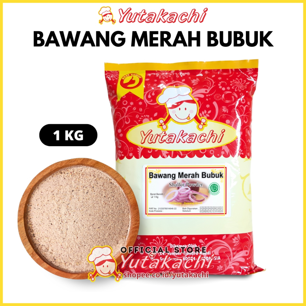 Jual Bawang Merah Bubuk 1 kg Yutakachi / Shallot Powder / Red Onion ...